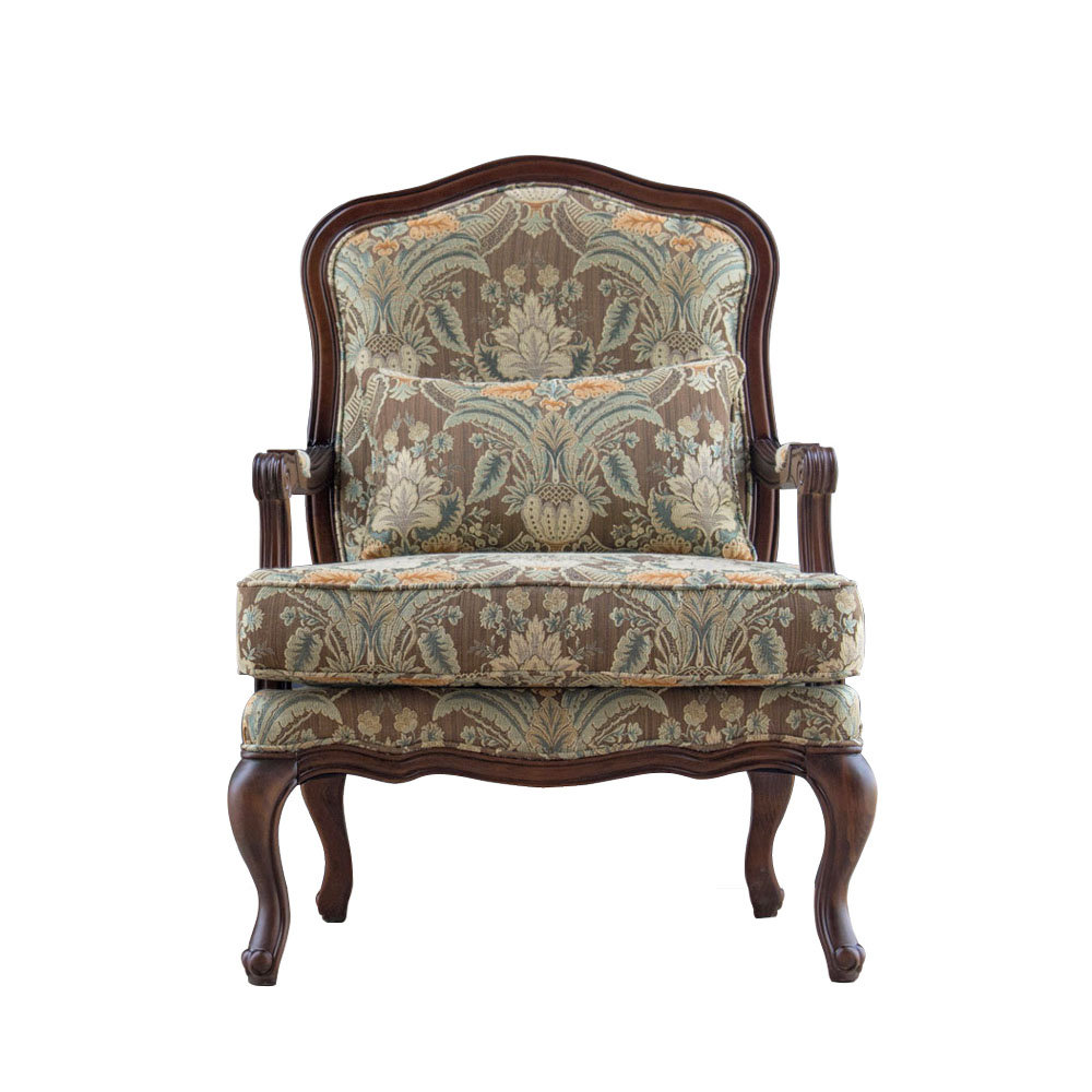 TimberCraft Designs Vintage solid wood sofa chair | Wayfair