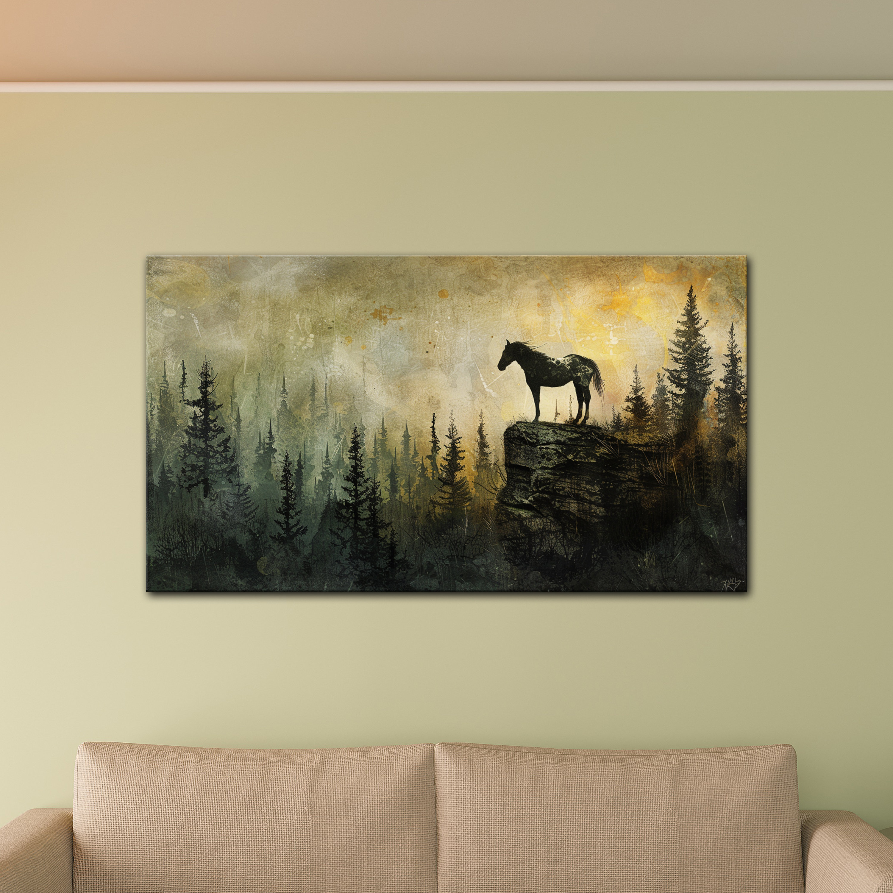 Union Rustic Resonance of Wildness and Elegance: Lin Duan Black Horse ...