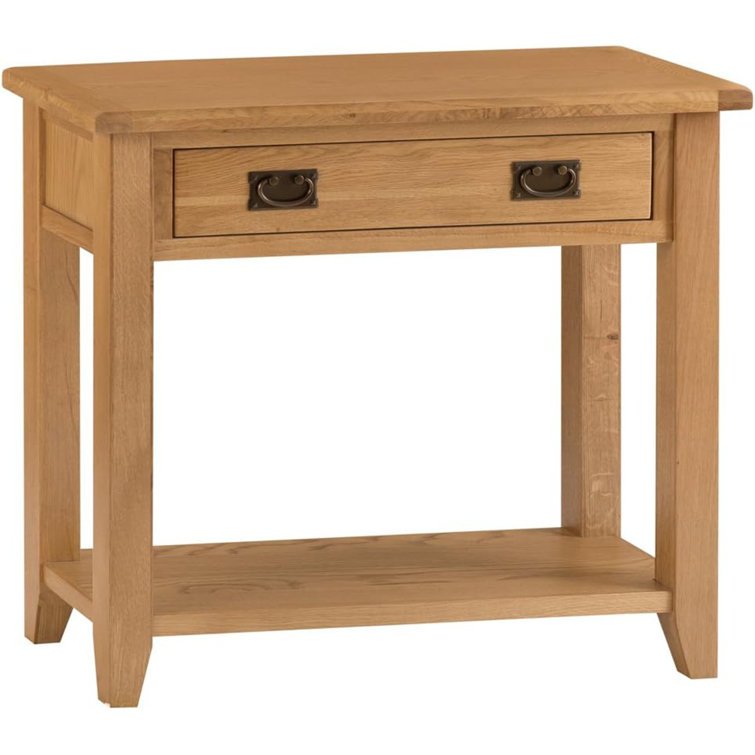 Rosalind Wheeler Decklin 90cm Solid Wood Console Table | Wayfair.co.uk