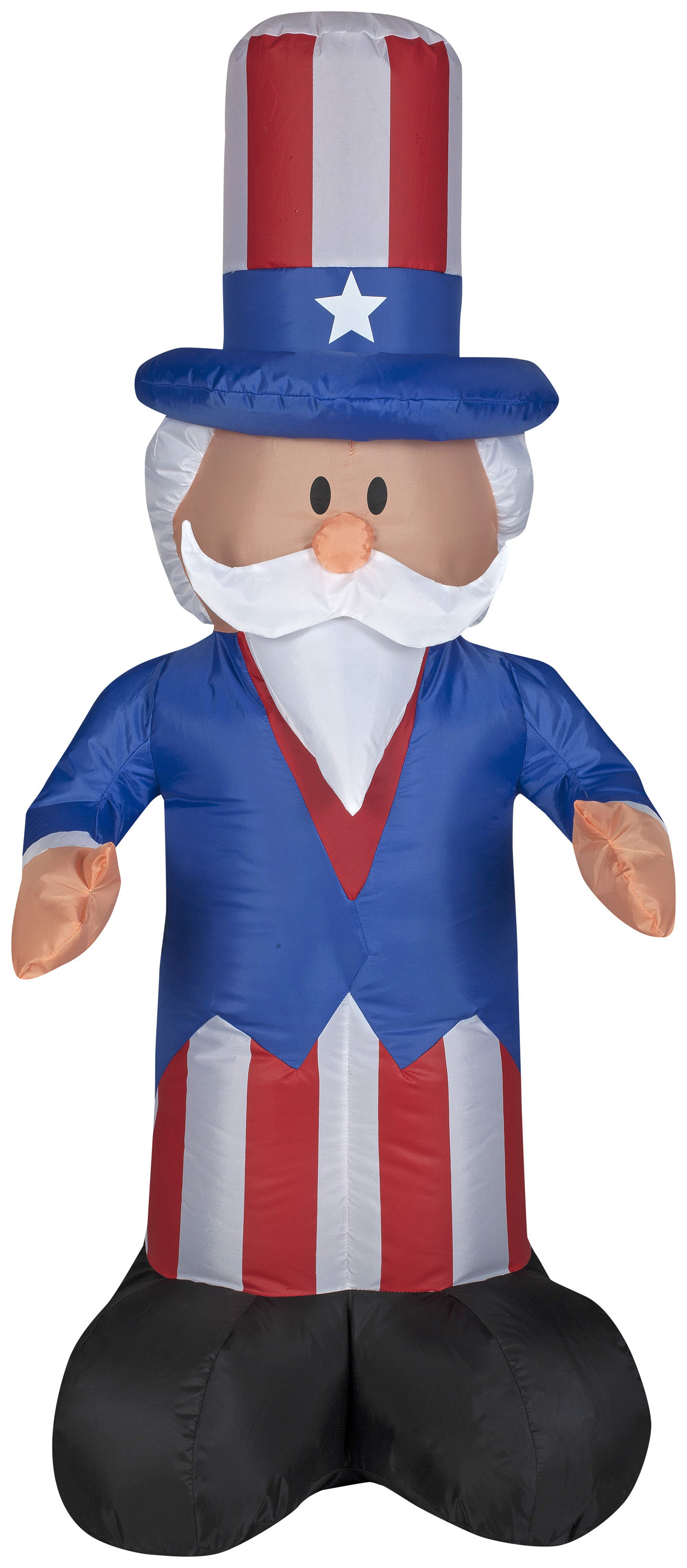 The Holiday Aisle® 4 ft. Inflatable Uncle Sam & Reviews | Wayfair