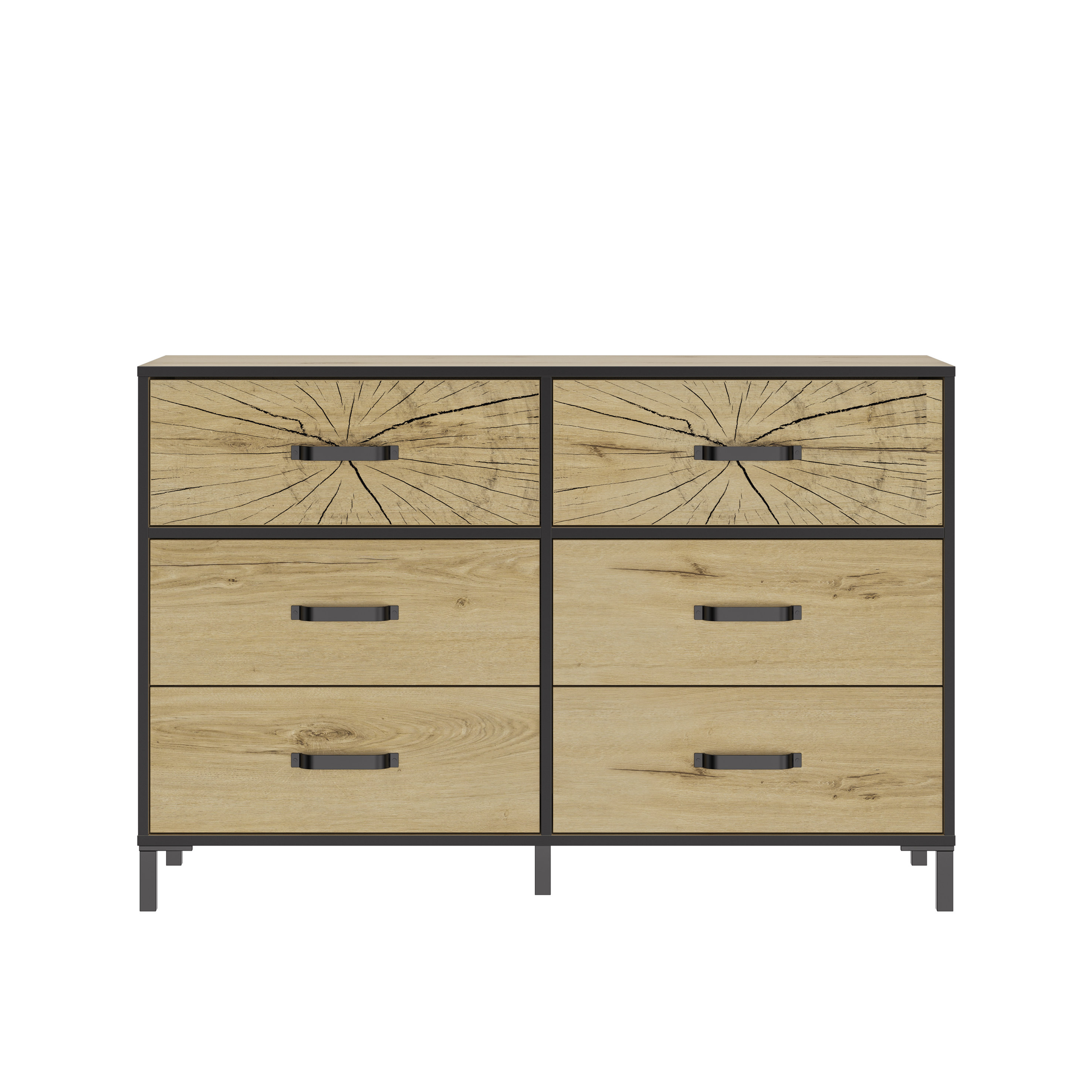Natur Pur ARMOR 6-Drawer Dresser | Wayfair.co.uk
