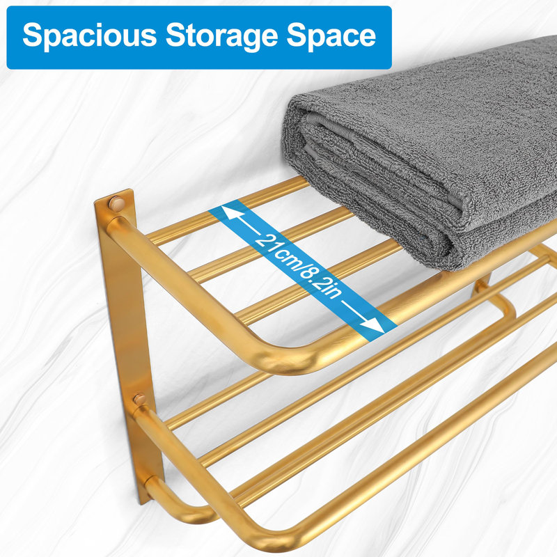 WELLMAX 3-Tier Towel Rack for Bathroom | Wayfair