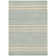 Ralph Lauren Bluff Point Stripe Hand Woven, Wool, Sky Area Rug | Perigold