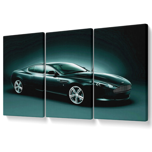 Brayden Studio Aston Martin Vantage Side Profile - 3 Piece Wrapped ...