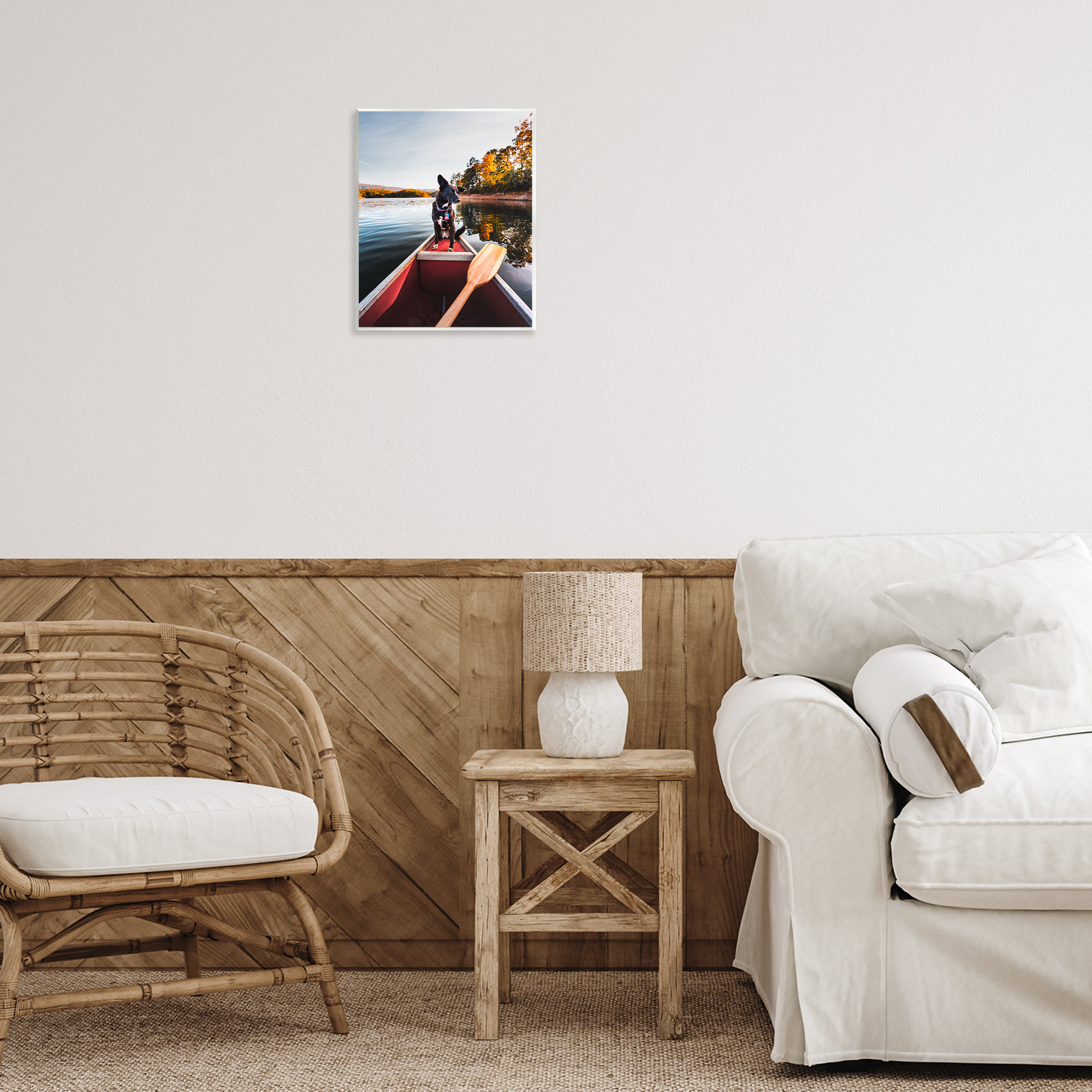 Ebern Designs Pup And Paddles Wall Plaque, design by Jared Kreiss | Wayfair