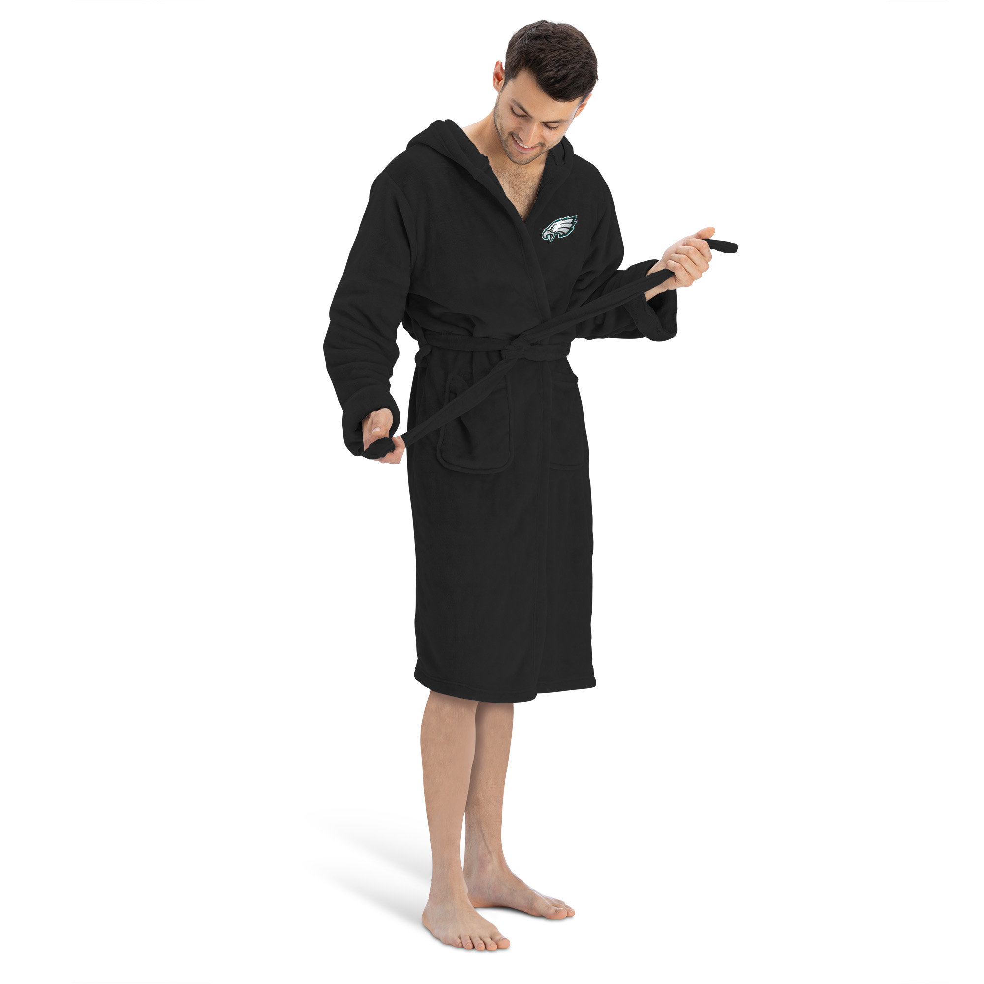 Red Barrel Studio® Philadelphia Eagles NFL Hooded Silk Touch Bath Robe ...
