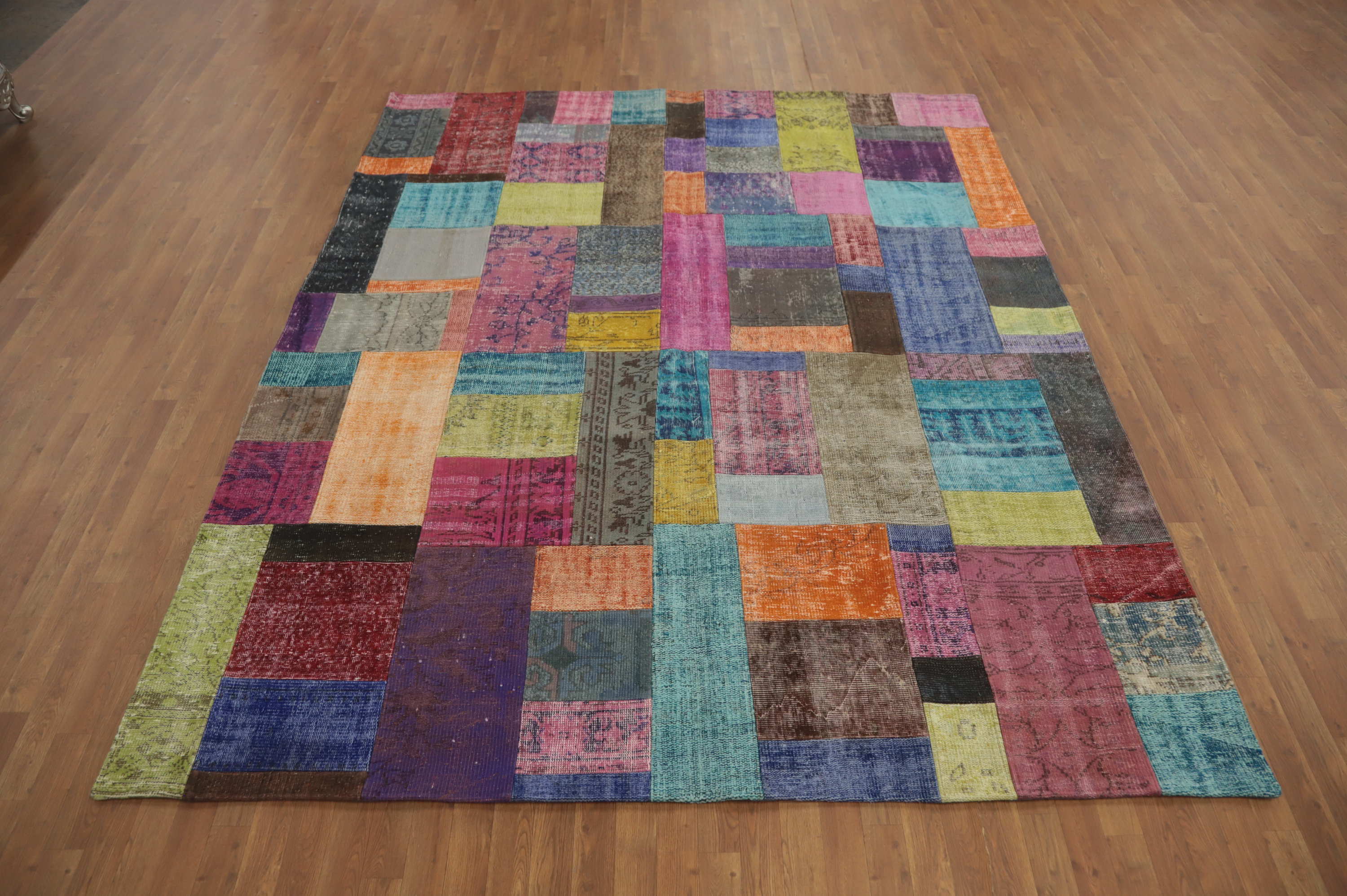 Dakota Fields Distressed Patchwork Area Rug 8x10 | Wayfair