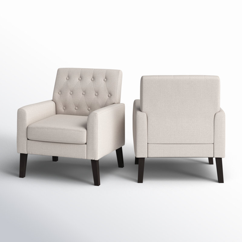 Wade Logan® Asaria 28.5" W Linen Armchair & Reviews | Wayfair