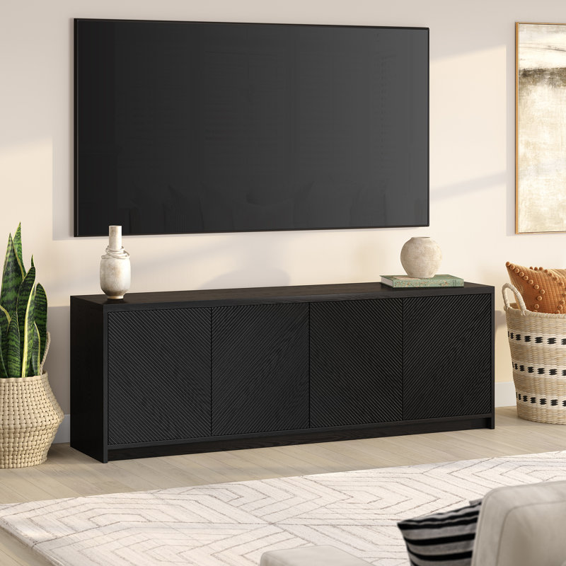 Ivy Bronx Renad Rectangular TV Stand for TV's up to 78" in | Wayfair