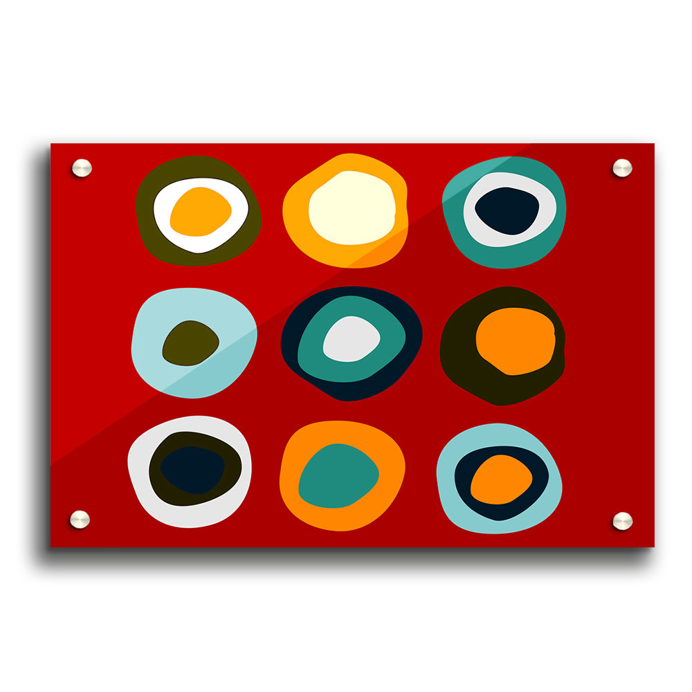 East Urban Home Circumference of Colour Contemporary - Unframed Graphic ...