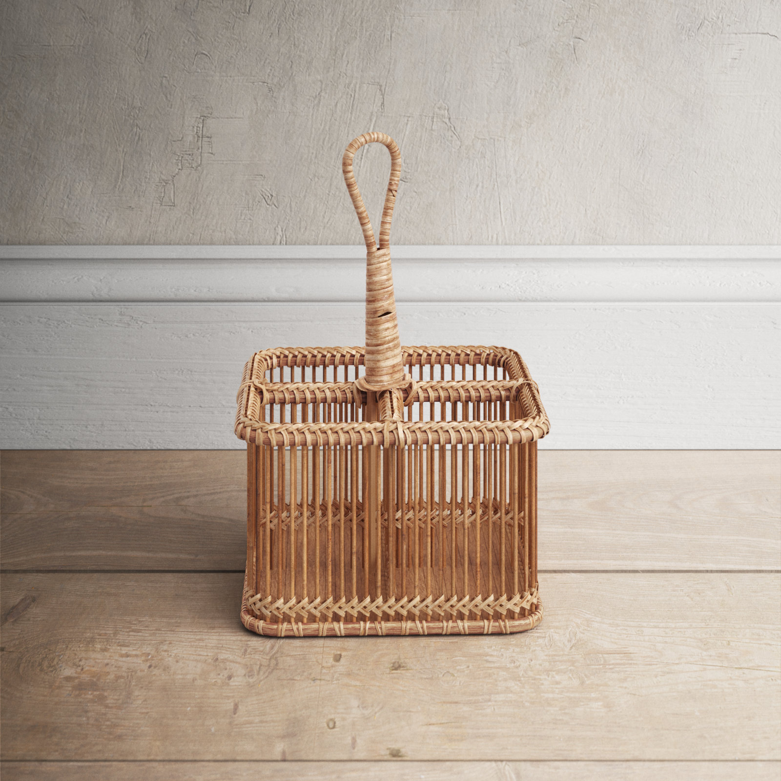 Birch Lane™ Solid Wood Basket | Wayfair
