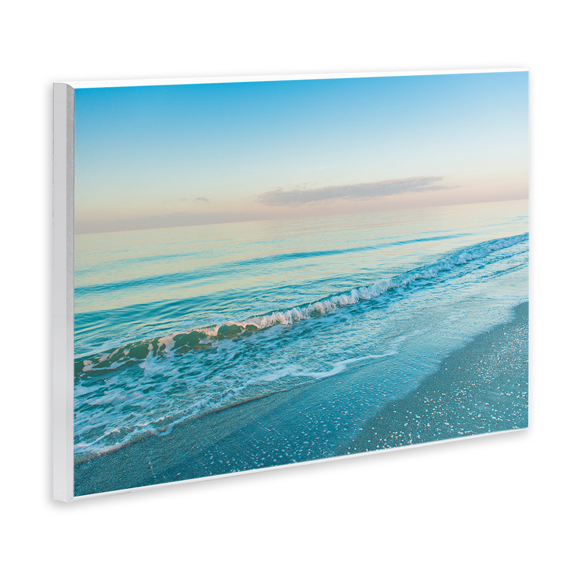 Highland Dunes Serene Waves at Sunrise Wall Plaque, design by Mary Lou ...