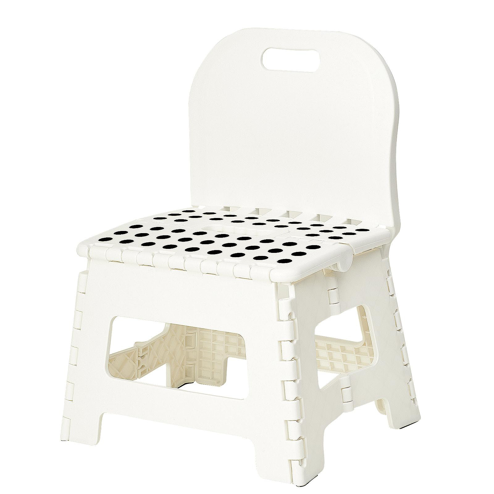 WFX Utility™ Home&Kitchen White Small Step Stools For Adults Foldable ...