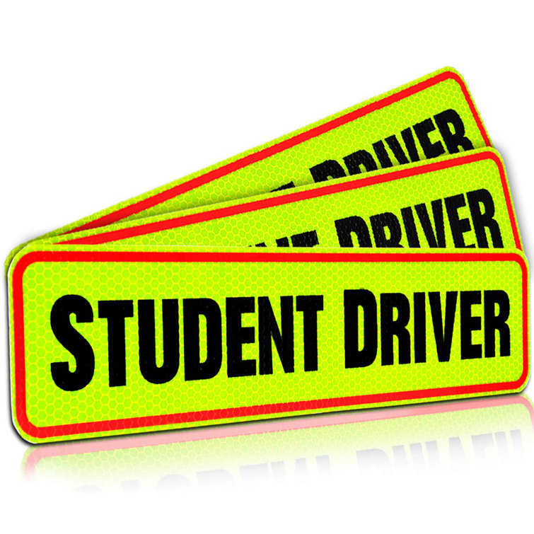 Bigtime Student Driver Sign - Wayfair Canada