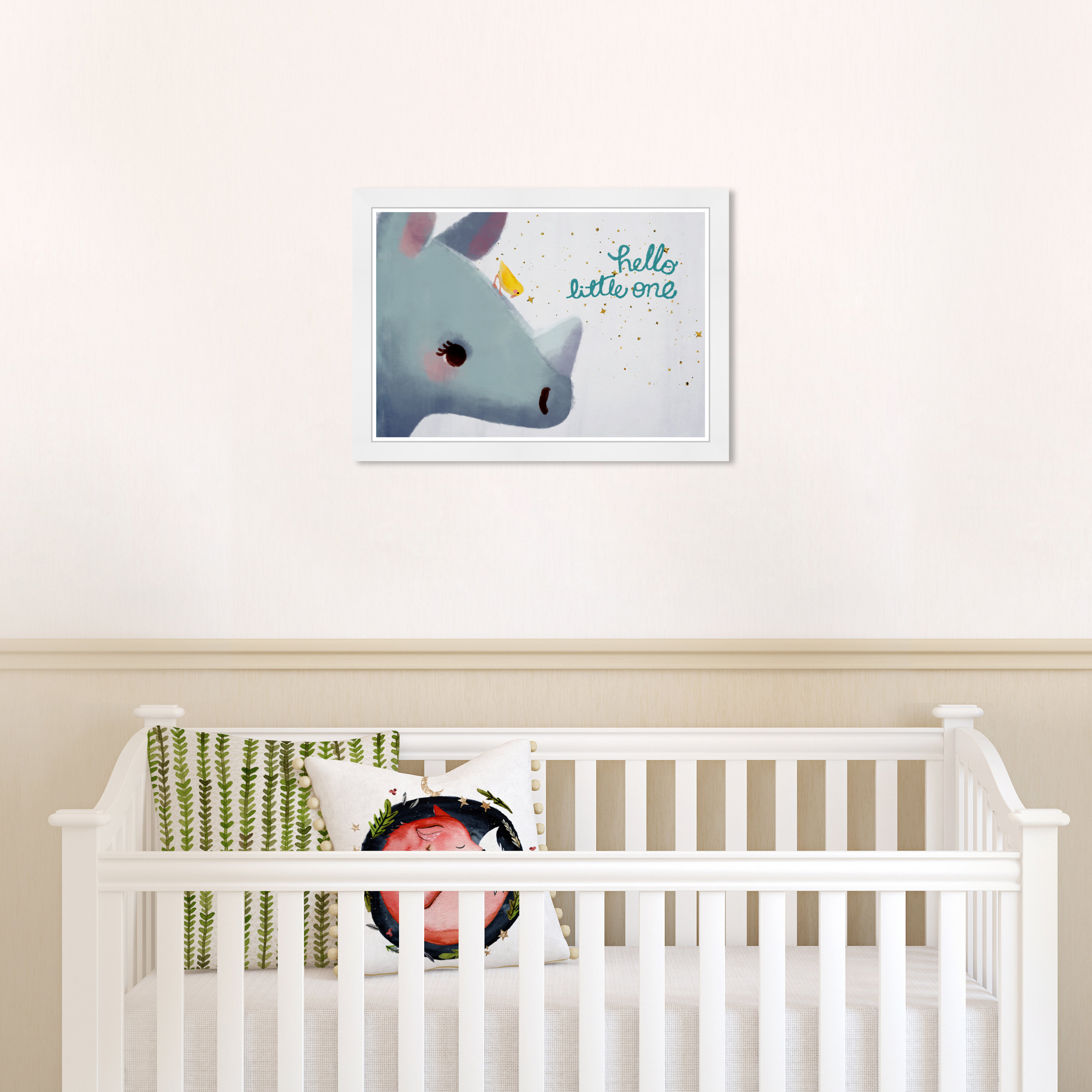 Olivia's Easel Animals 'Hello Little One Rhino Bird' Zoo And Wild ...