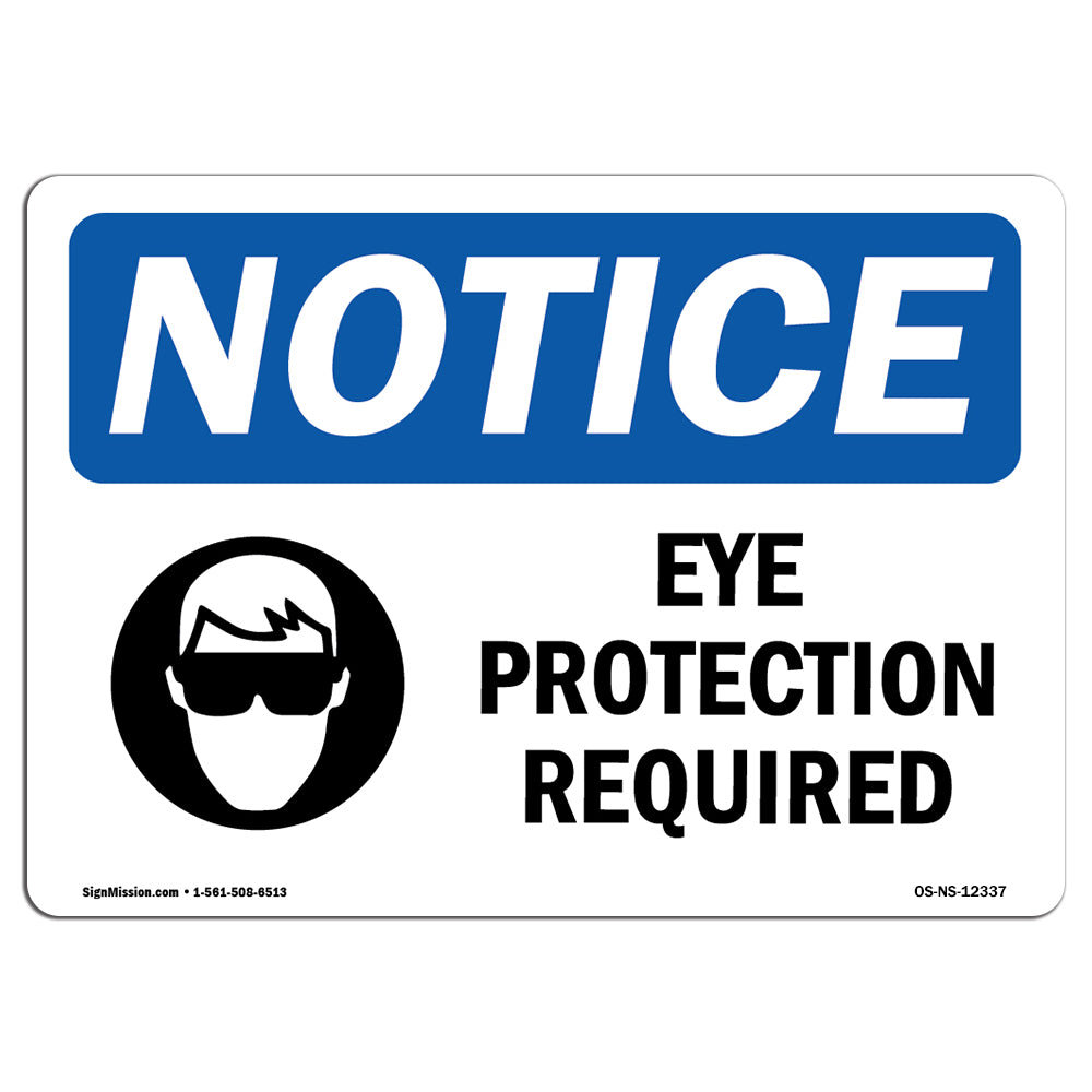SignMission Eye Protection Required Sign | Wayfair