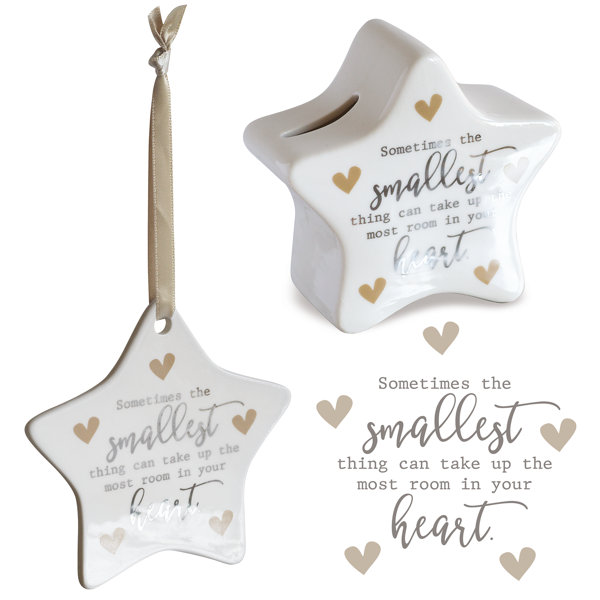 Happy Larry 2 Piece Star Money Box And Hanging Star Your Heart Wall ...