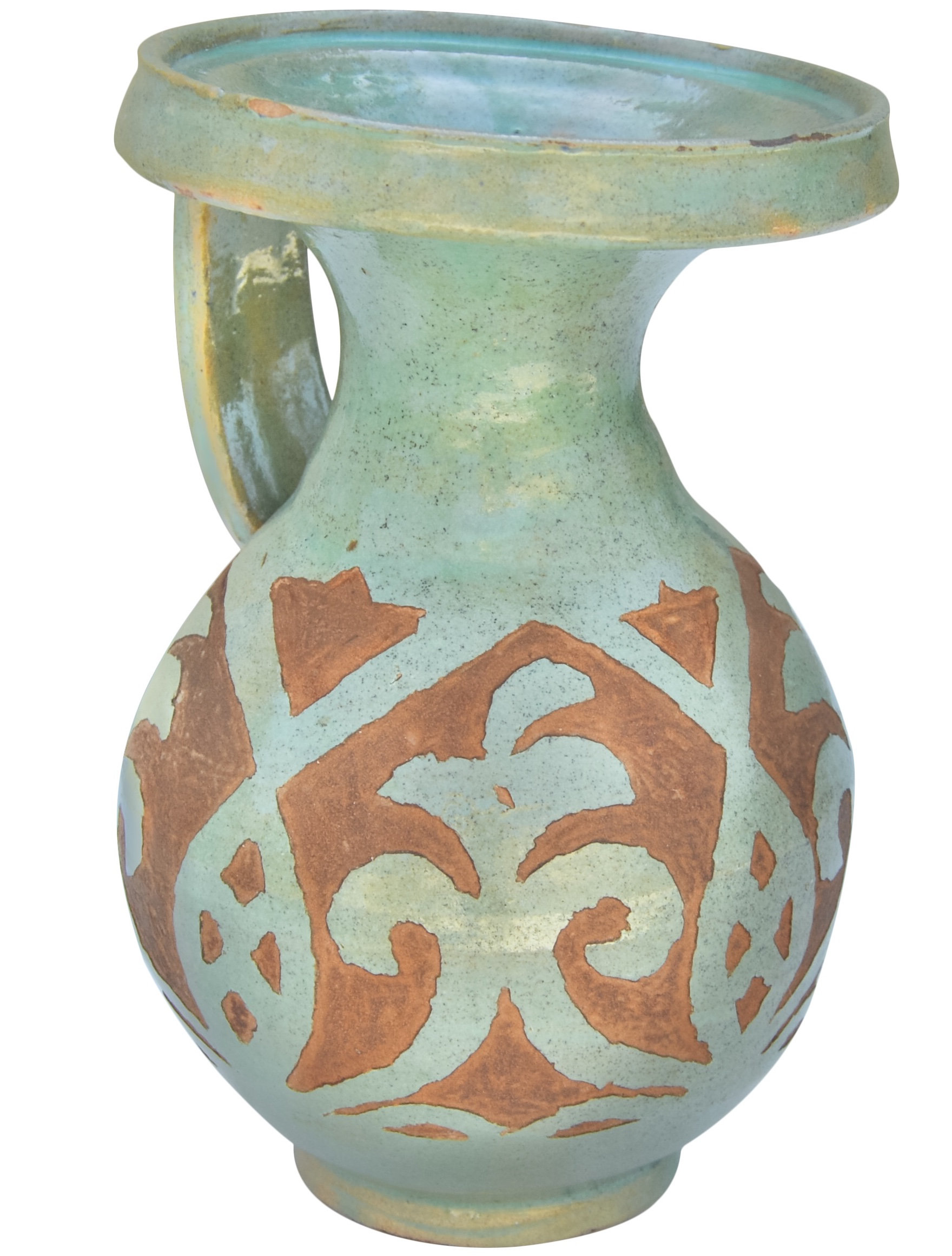 The Moroccan Room Early 20th Century Handmade Moroccan Chiseled Ceramic ...