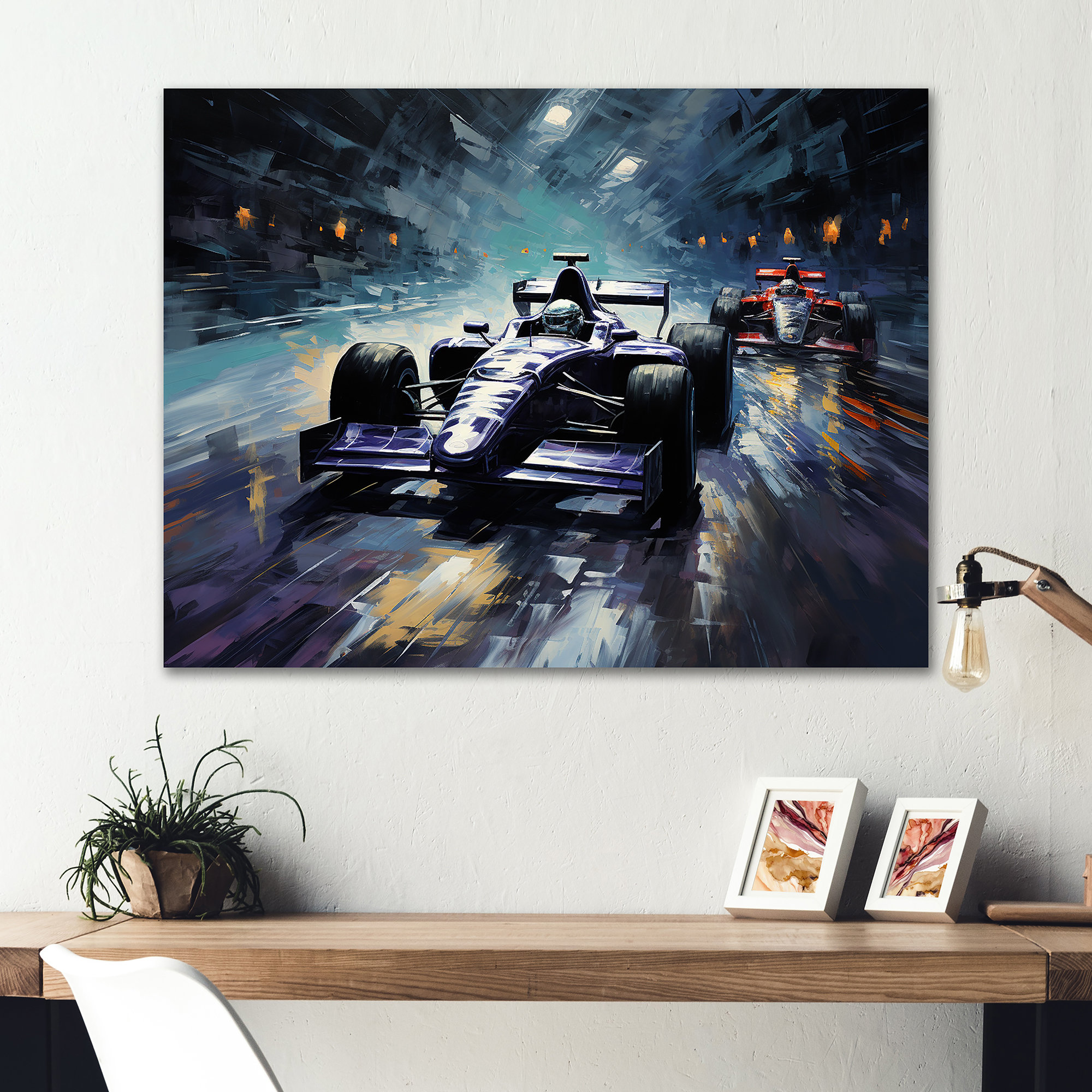 Williston Forge Midnight Vintage Race Car 1950S On Race Track II - Race ...