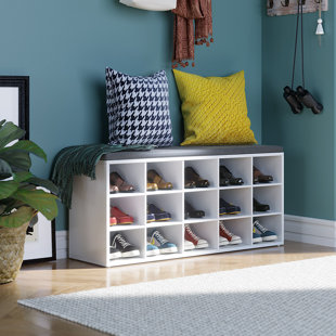Shoe Storage Bench You'll Love | Wayfair