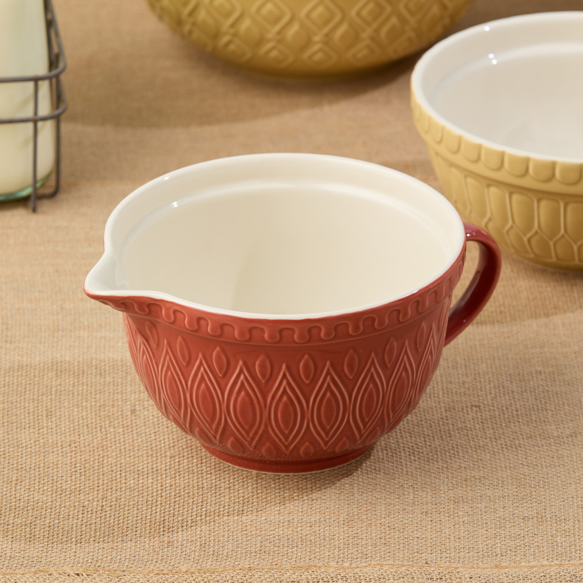 Certified International Vintage Farm Stoneware Batter Bowl | Wayfair