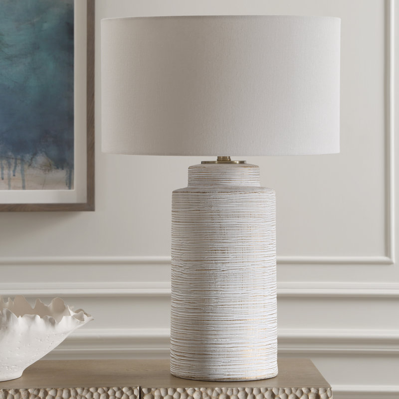 Orren Ellis Edisha Ribbed Table Lamp | Wayfair