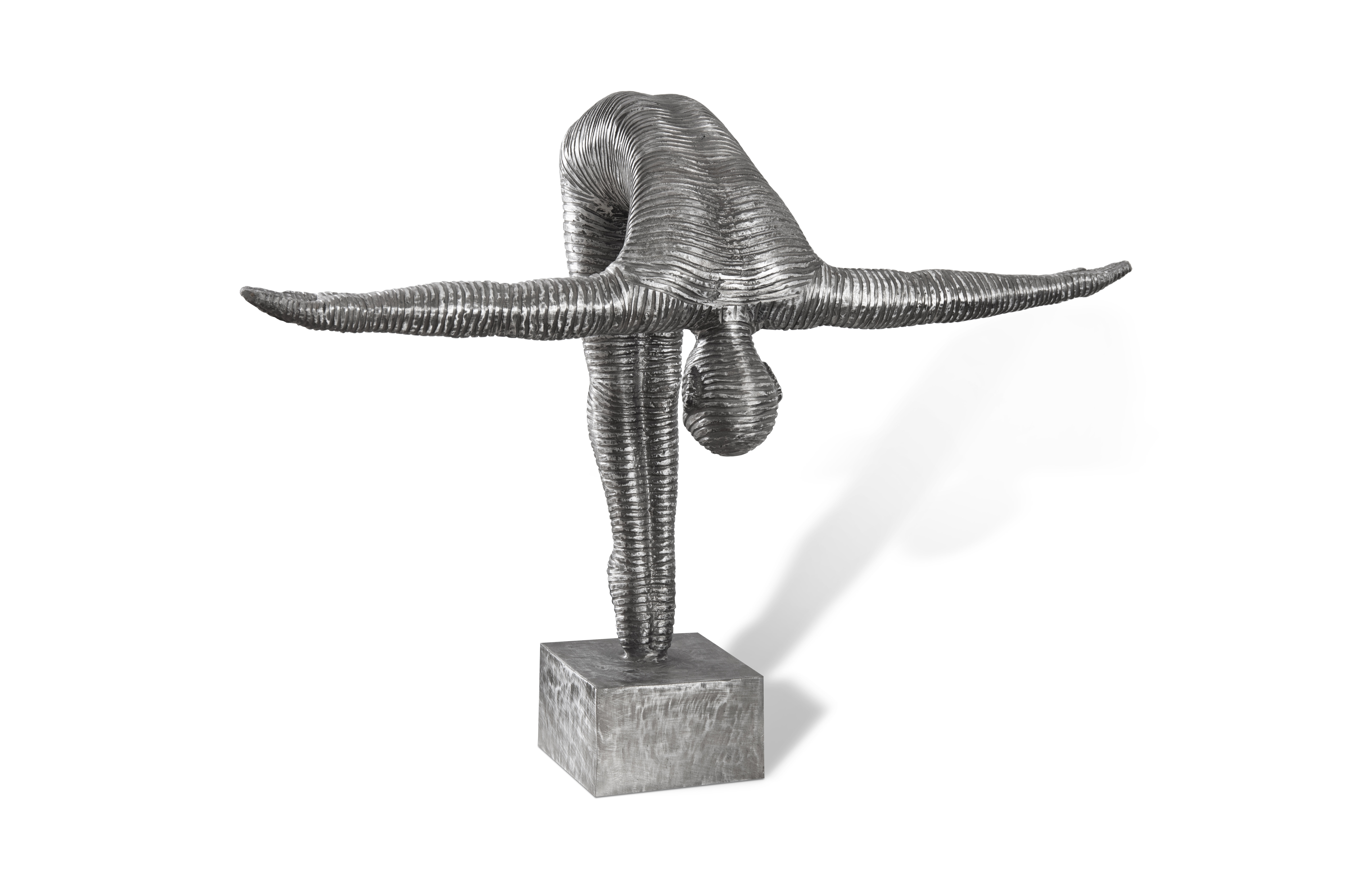 Phillips Collection Bending Diver Aluminum Statue | Wayfair