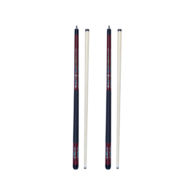RACK Prime 58 inch Maplewood Billiard/Pool Cue, Red | Wayfair