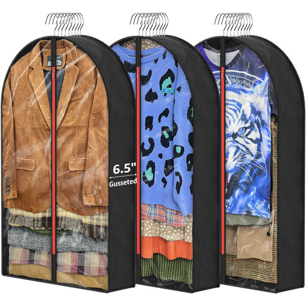 WFX Utility™ 6.5" Gusseted Garment Pockets, 40" Zippered Suit Cover ...