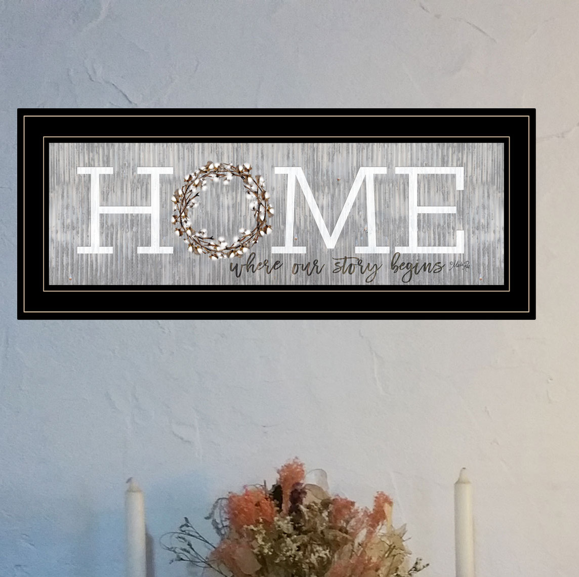 Winston Porter Home-Where Our Story Begins Framed Wall Art for Living ...
