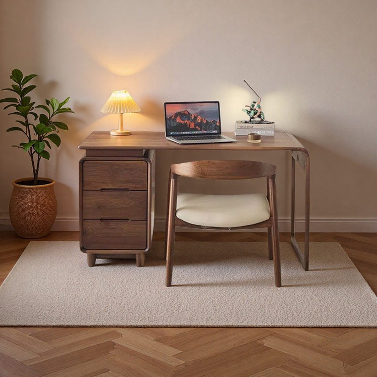 Orren Ellis Light Luxury Simple Desk | Wayfair