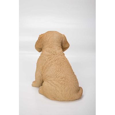 Hi-Line Gift Ltd. Sitting Retriever Puppy Statue & Reviews | Wayfair