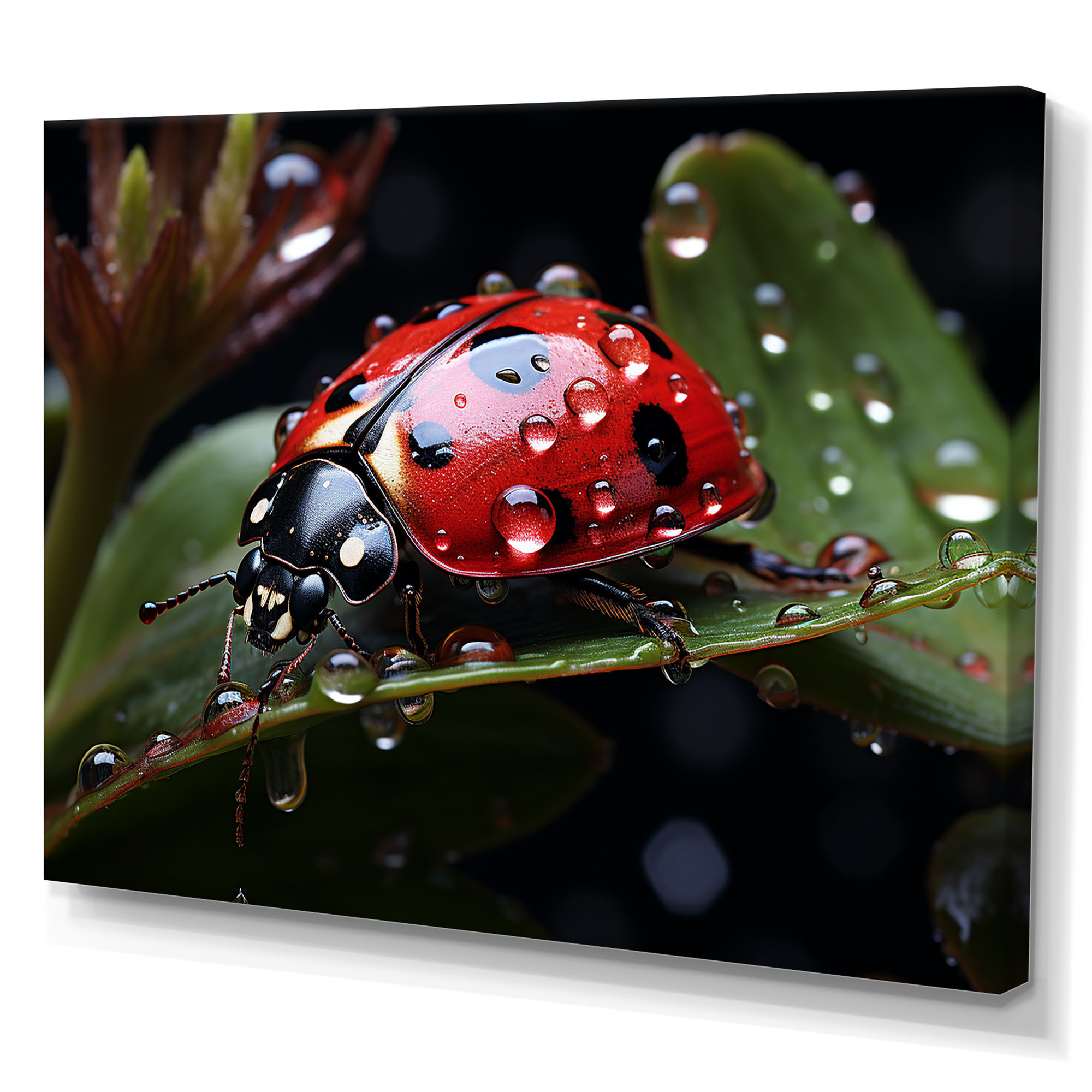 Ebern Designs Rainy Ladybugs Lullaby I - Ladybug Wall Decor - Wayfair ...