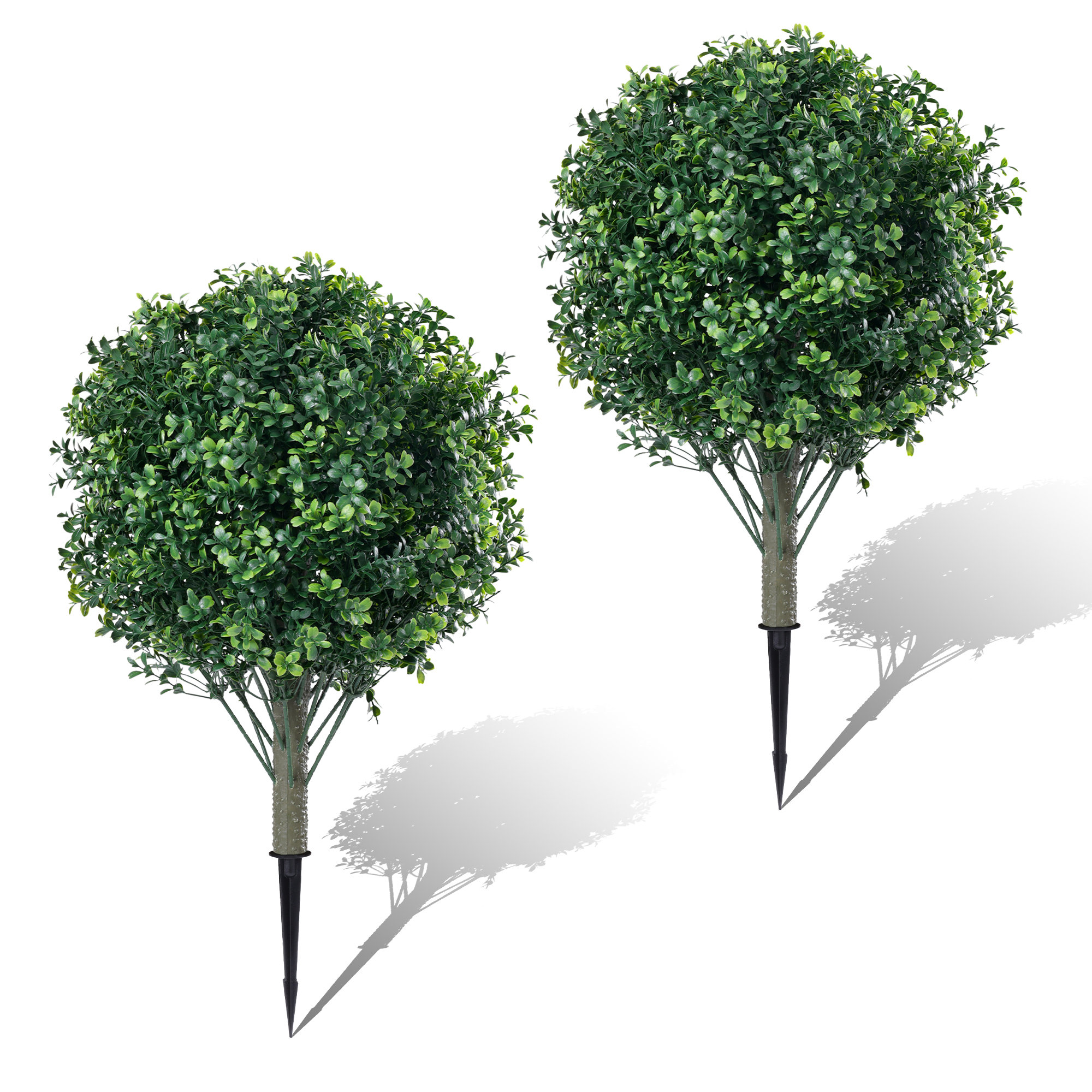 Ophelia & Co. UV-Resistant Artificial Outdoor Plants With Iron Stakes ...