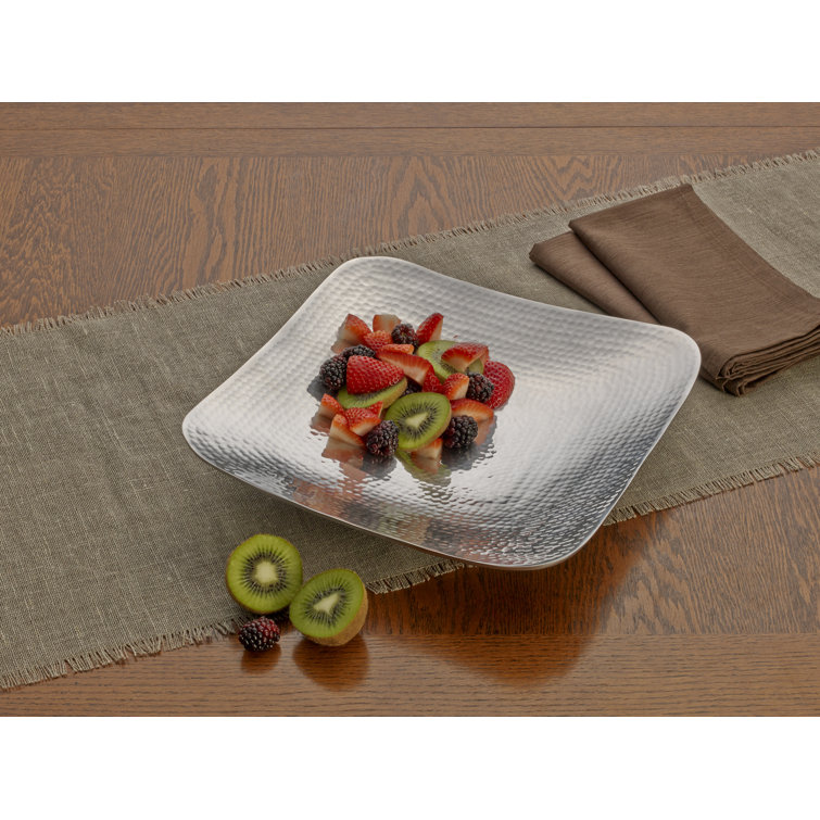 Towle Silversmiths Towle Hammersmith Aluminum 11-3/4-Inch Square ...