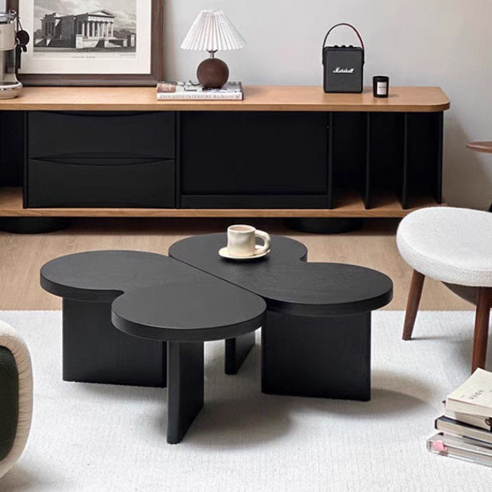 Creature B Comforts Vintage solid wood creative butterfly coffee table ...