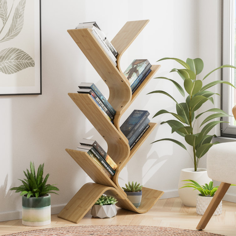 Ivy Bronx Mackaylah Book Display Bookcase | Wayfair