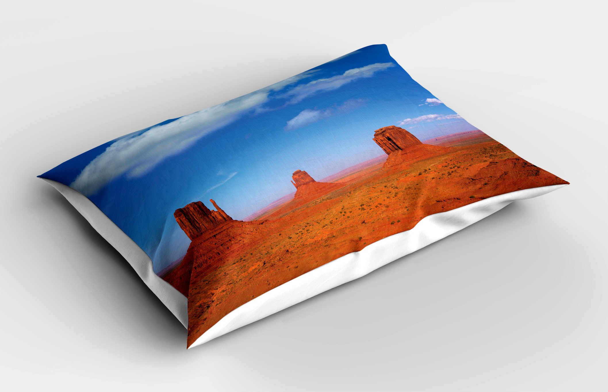 Ambesonne American Pillow Sham 2 Pack Historical Wild West Burnt Orange ...