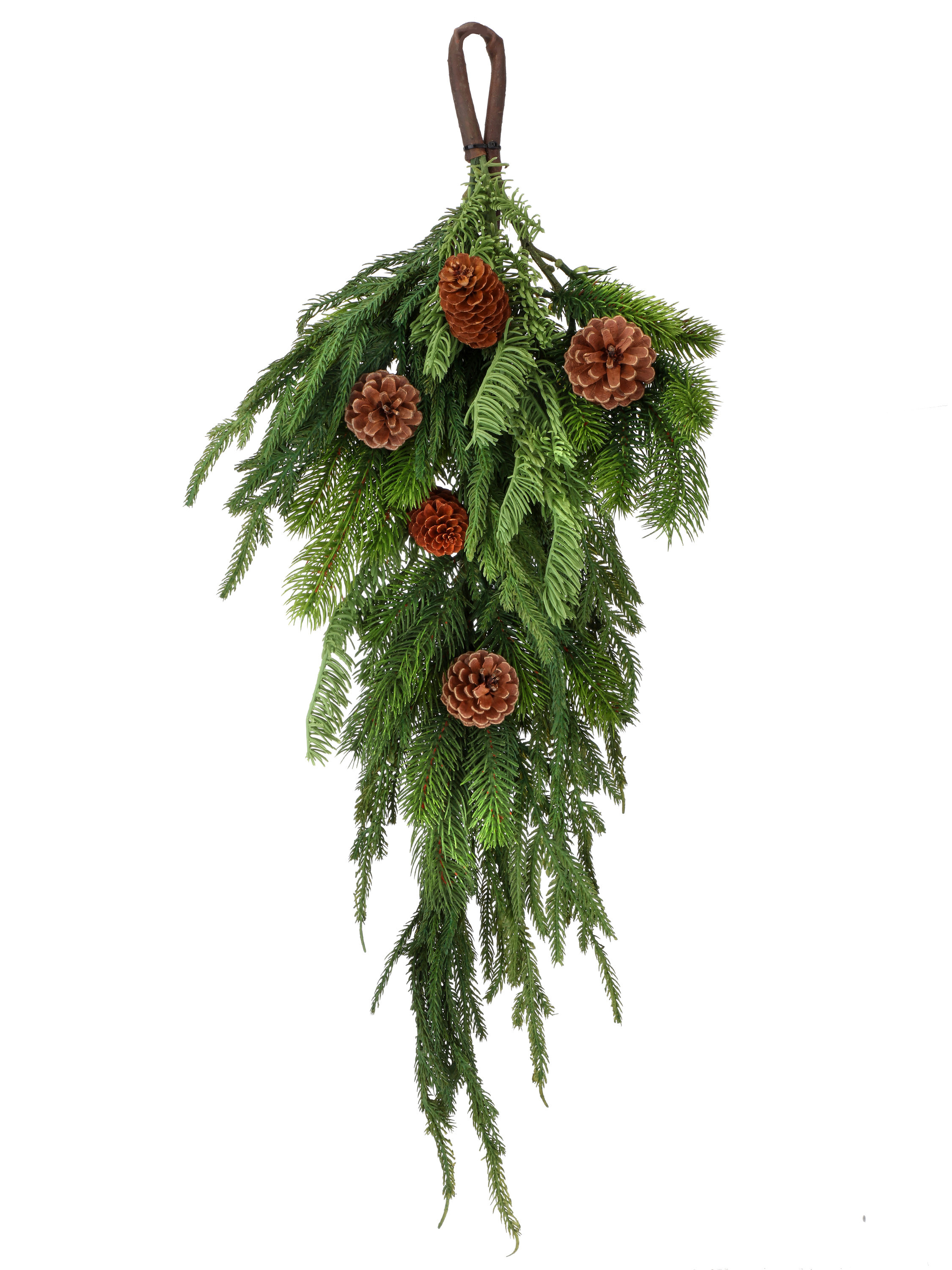 Regency International Norfolk Spruce Juniper Teardrop Swag & Reviews ...