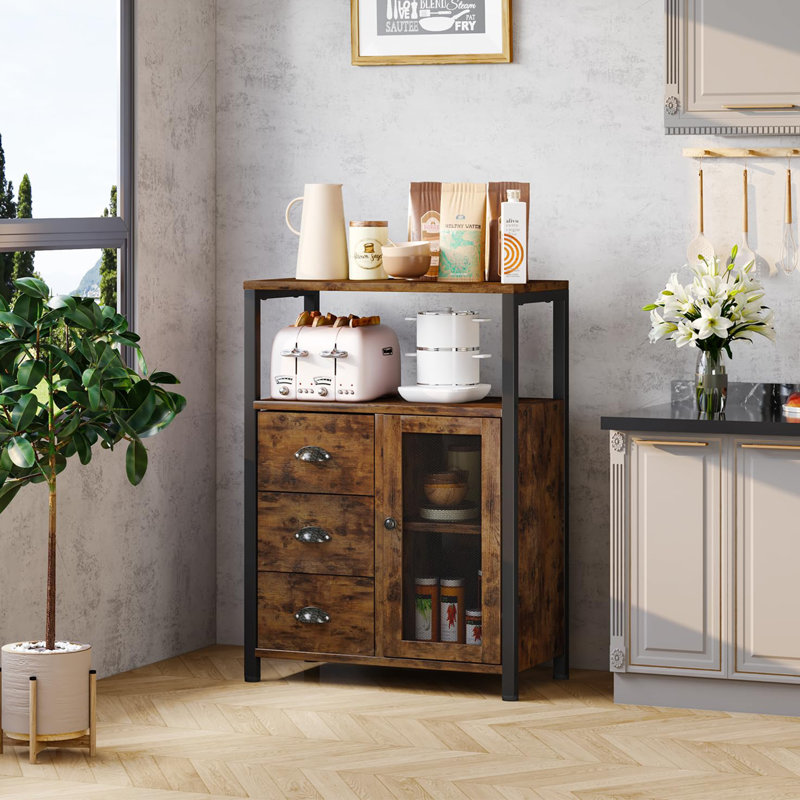 17 Stories Waylan Freestanding Bathroom Cabinet | Wayfair