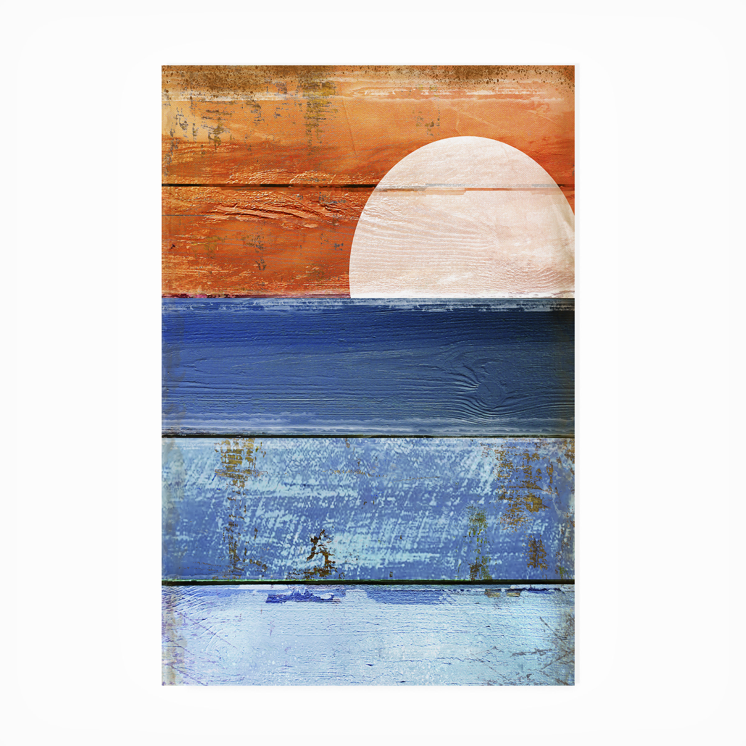 Rosecliff Heights Color Bakery ''Beach Moonrise II'' Outdoor All ...