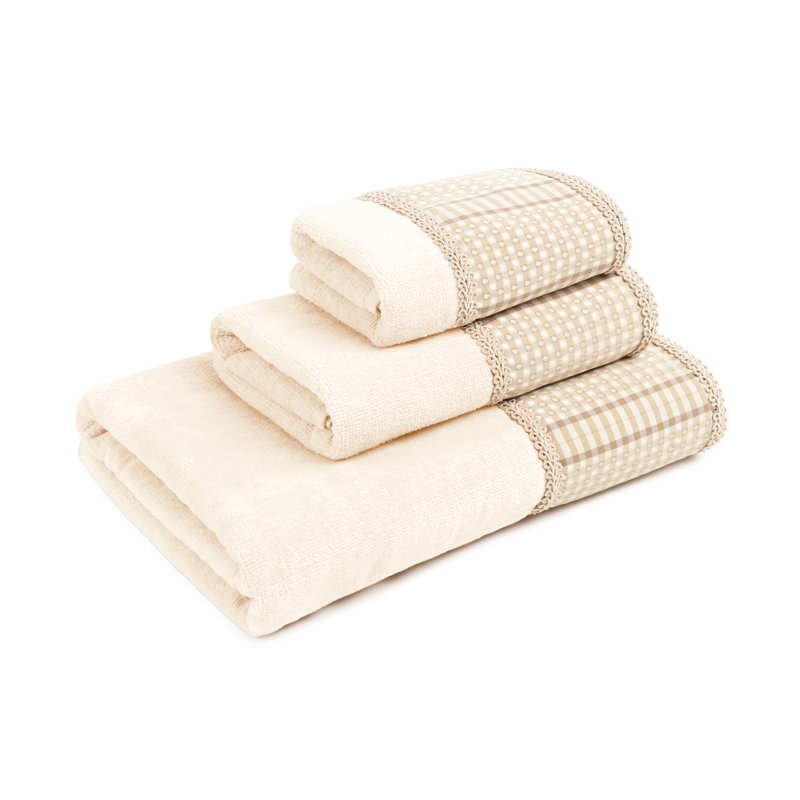 Rosalind Wheeler 3 Piece 100% Cotton Bath Towel Set | Wayfair