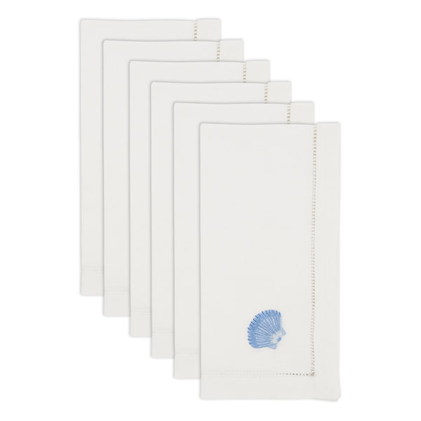 Saro 100% Cotton No Pattern Rectangle Napkin | Wayfair