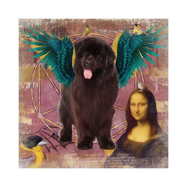 Maturi Newfoundland Dog Angel | Wayfair.co.uk