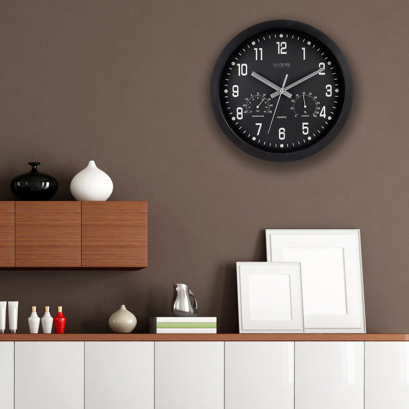 La Crosse Technology 12" Analog Indoor Wall Clock & Reviews | Wayfair