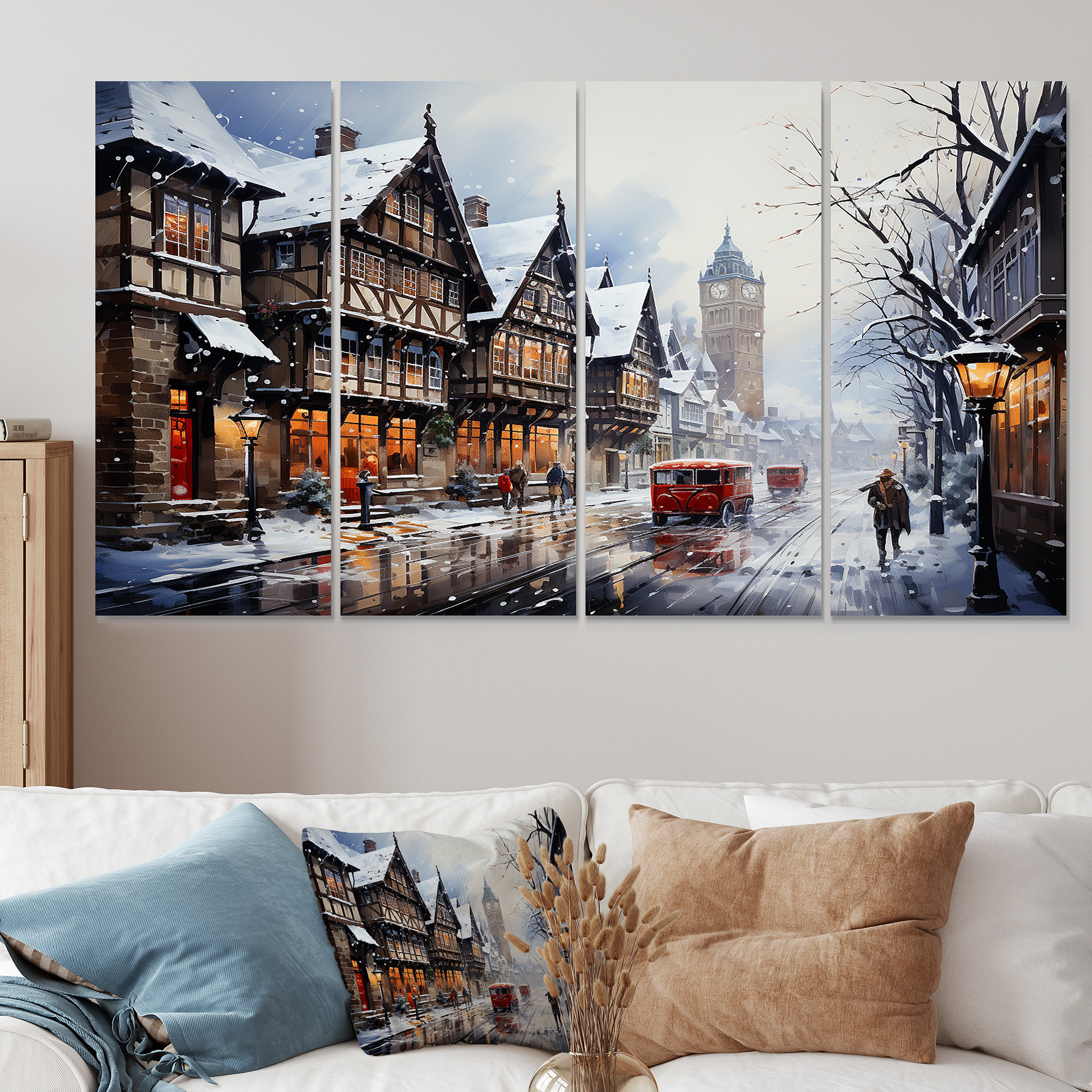 Charlton Home Winter In Germany City Landscape II - Winter Landscape 4 ...