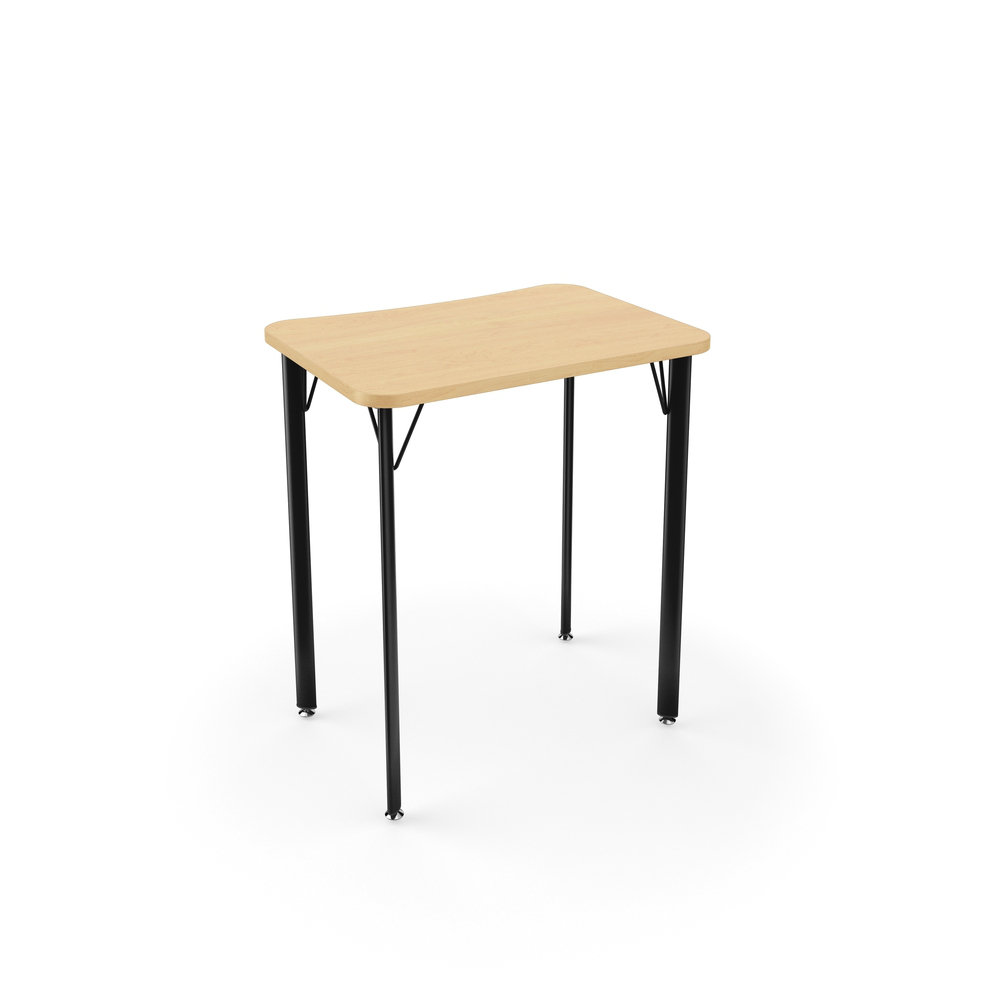 KI Furniture Intellect Wave 4-Leg Desk - 29" Height Laminate Top ...