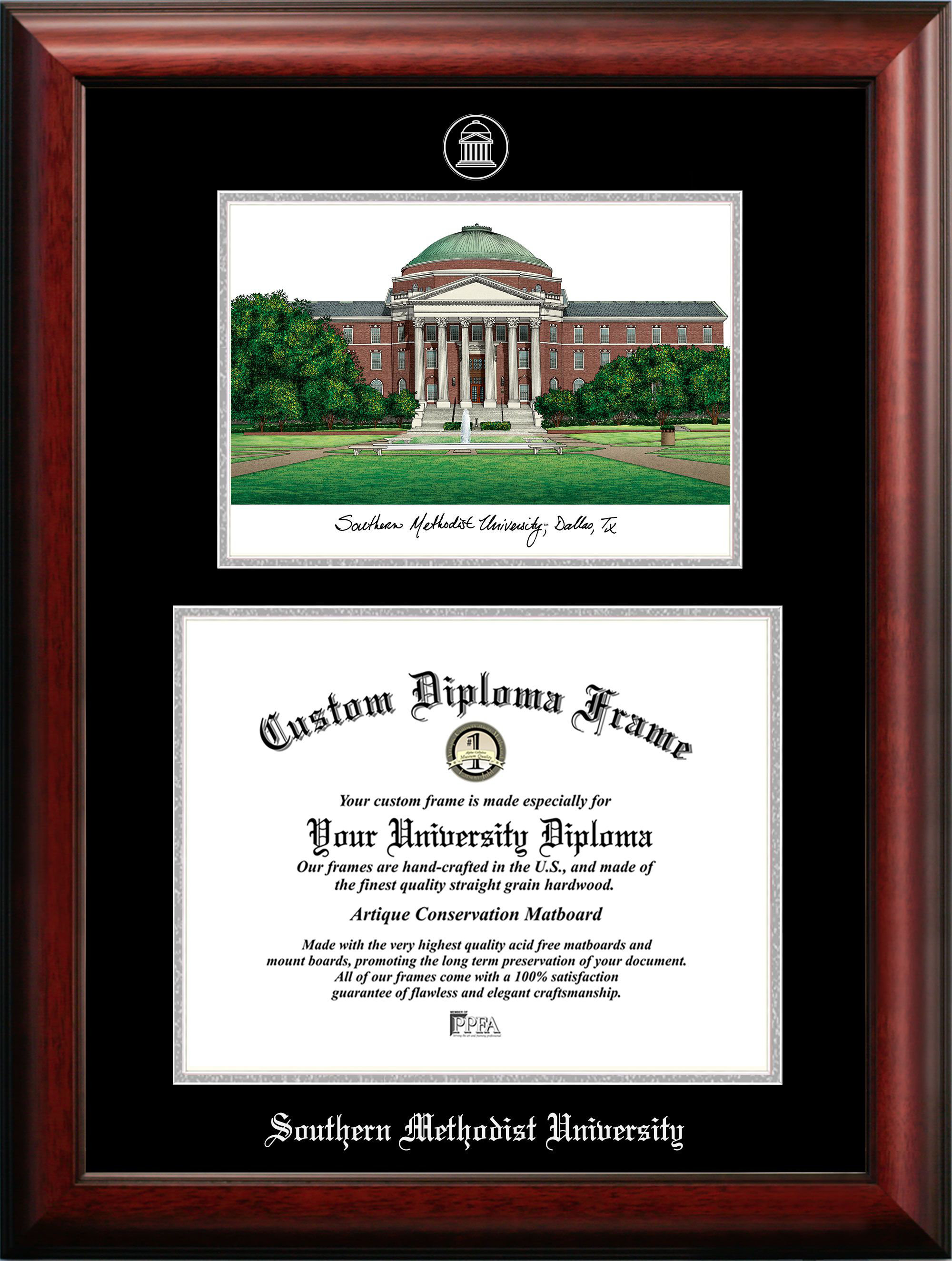 Campus Images Southern Methodist University Picture Frame | Wayfair