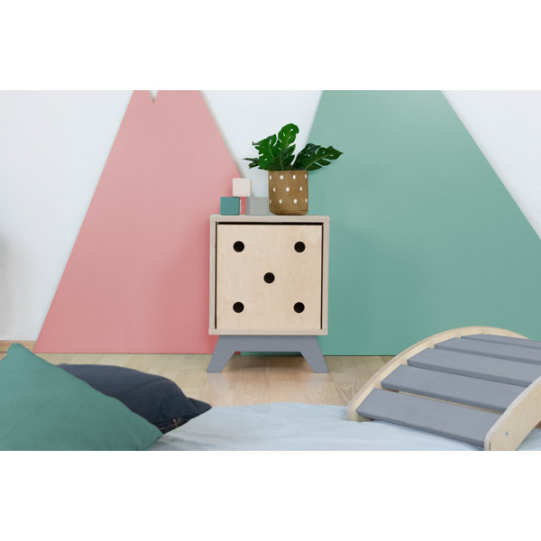 Benlemi Wooden Shelf NABOKSY 1X1 With Base_2 | Wayfair.co.uk