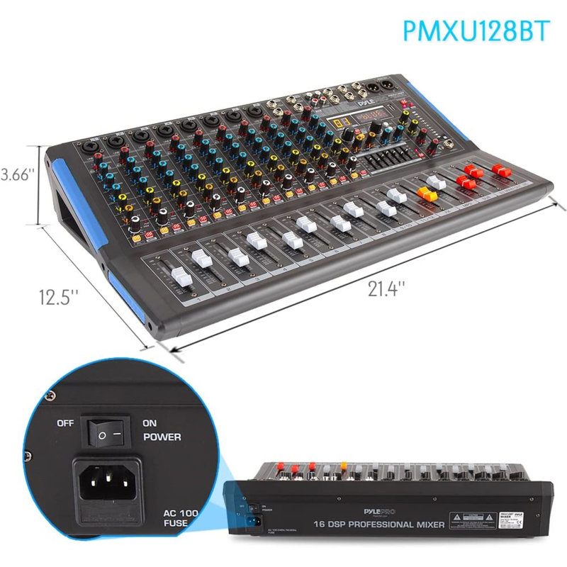 Pyle Portable DJ Mixer | Wayfair